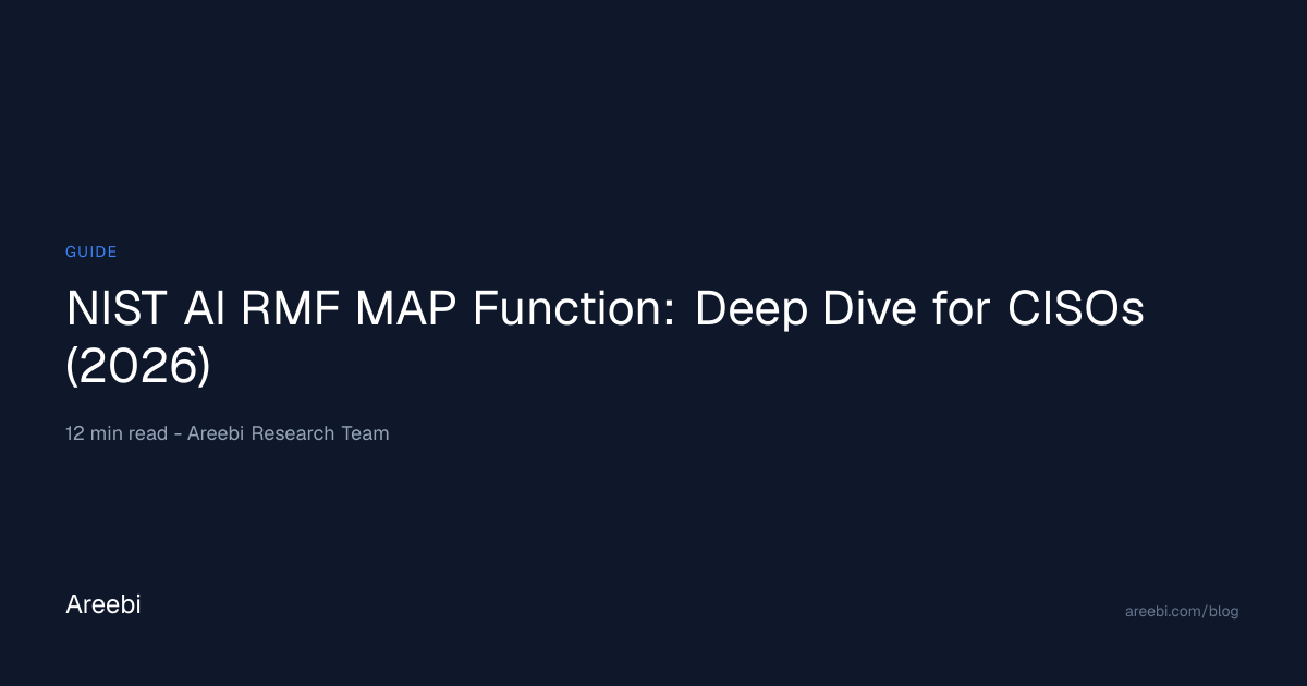 NIST AI RMF MAP Function: Deep Dive for CISOs (2026)